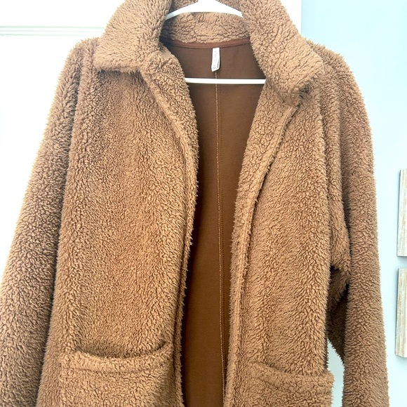 Jackets & Coats | Fuzzy Brown Jacket | Poshmark